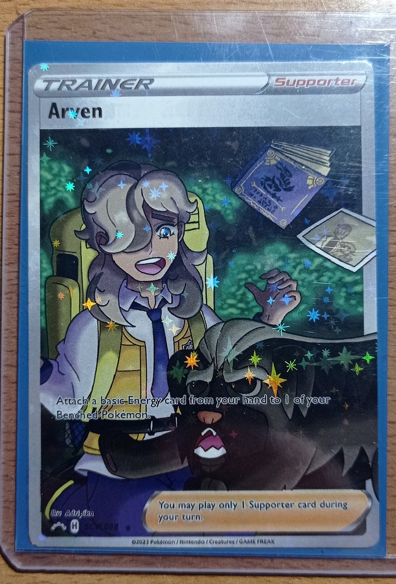 Arven/damian Pokemon Card english/spanish - Etsy