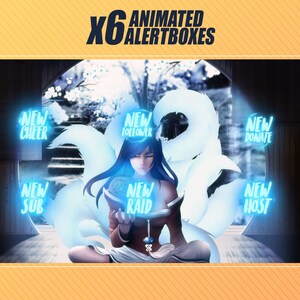ANIMATED AHRI Stream Pack - 1 Artwork - 3 Sentences - 6 Alertboxes - 10 ...