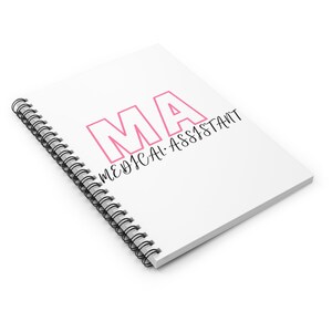 Medical Assistant Spiral Notebook - Etsy
