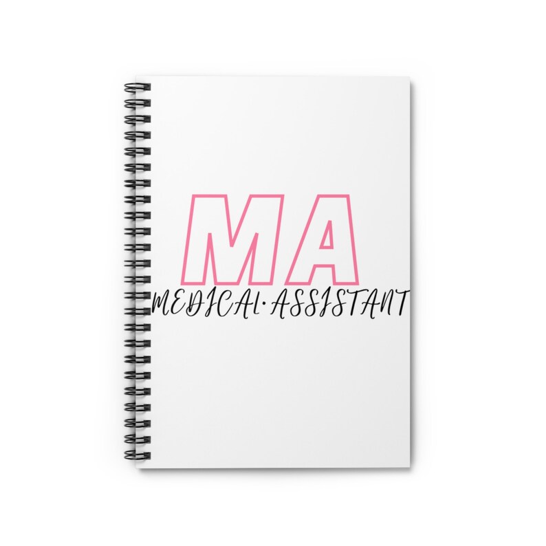 Medical Assistant Spiral Notebook - Etsy