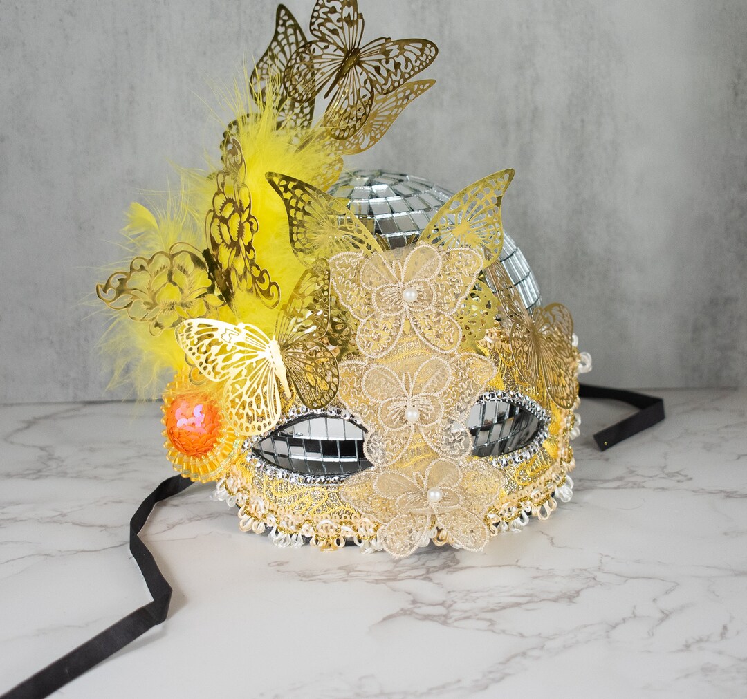 Gold Butterfly Masquerade Mask - Etsy