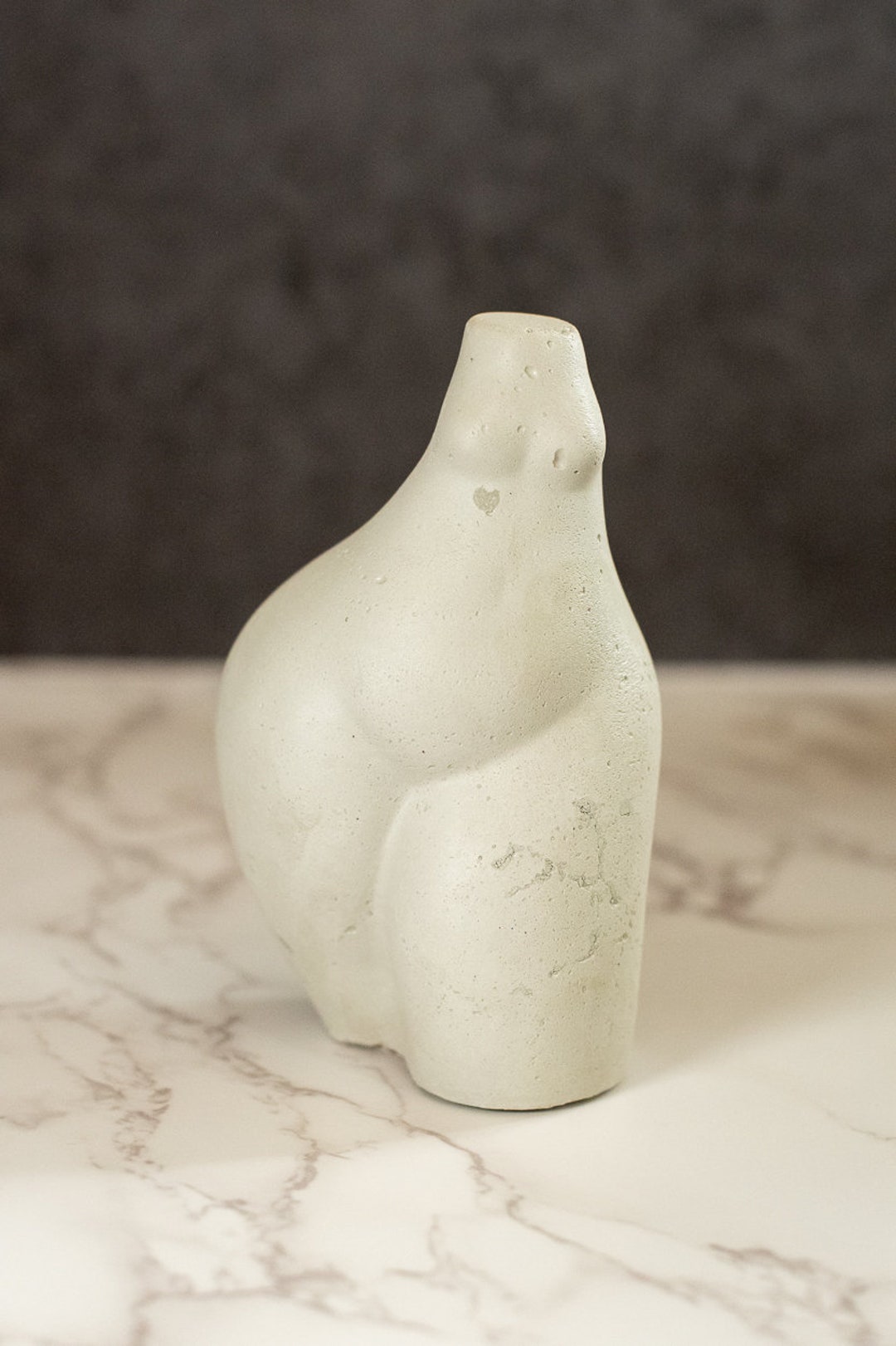 5 Inch Cement Female Form Statue Concrete Goddess Statue Home Decor ...