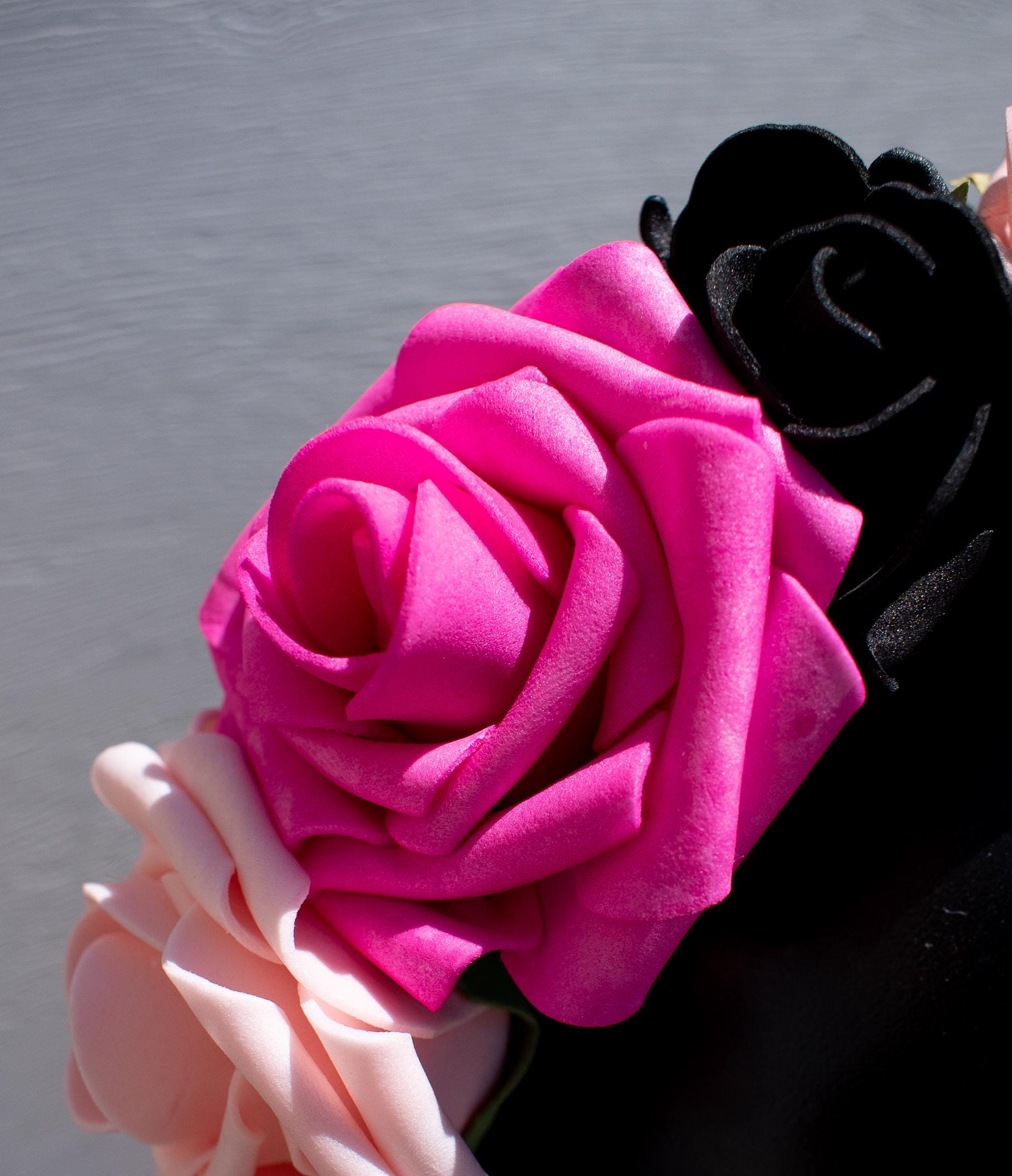 Colorful Rose Crown - Lightweight Rose Headpiece - Etsy