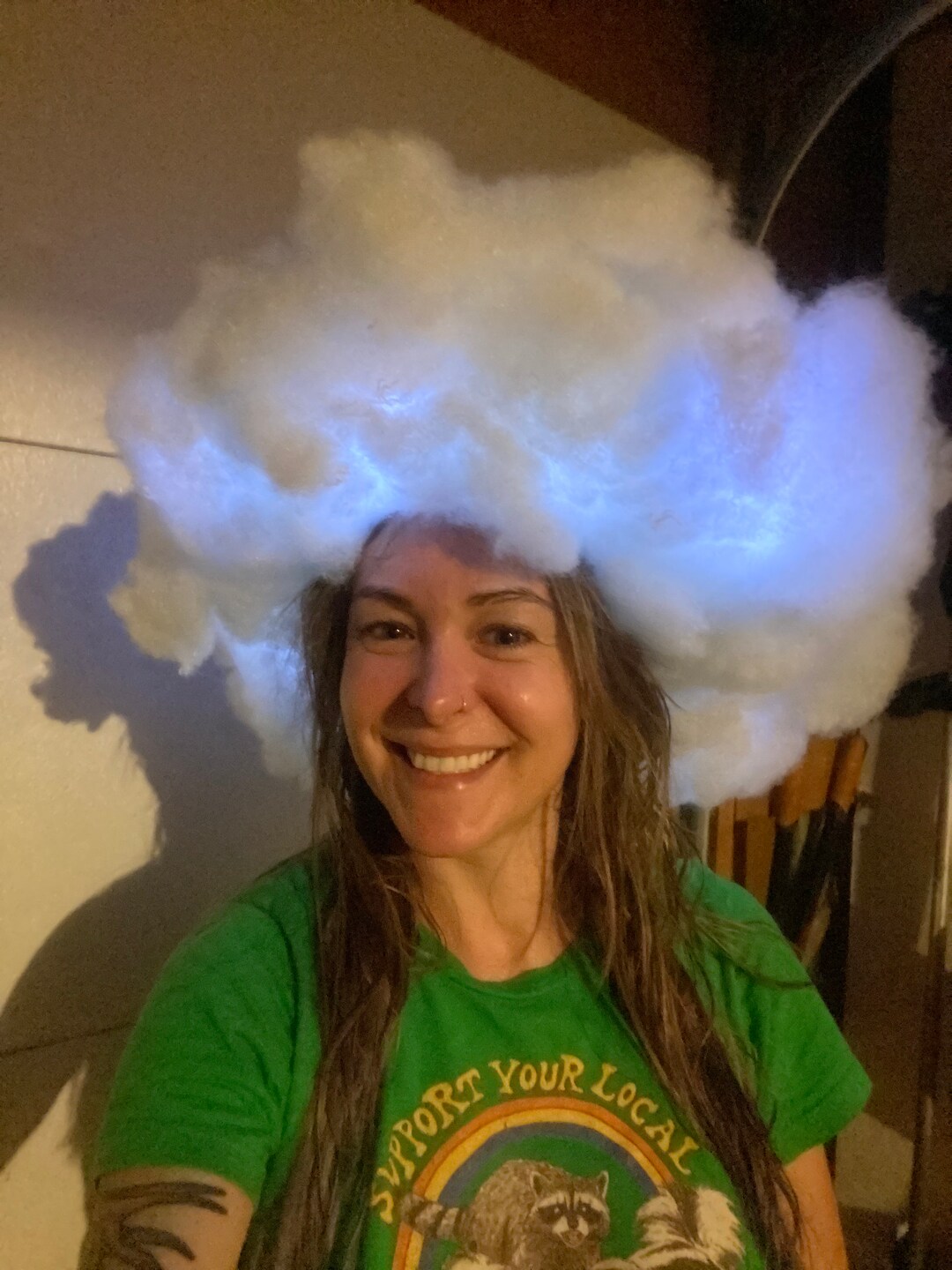 LED Cloud Hat - Etsy