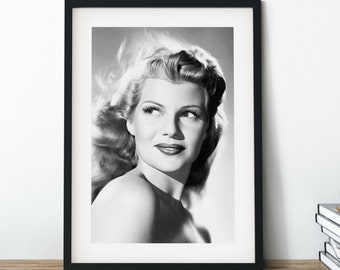 Rita Hayworth Art - Etsy