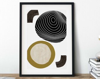 Minimalist Abstract Poster Abstract Wall Print Minimalist - Etsy