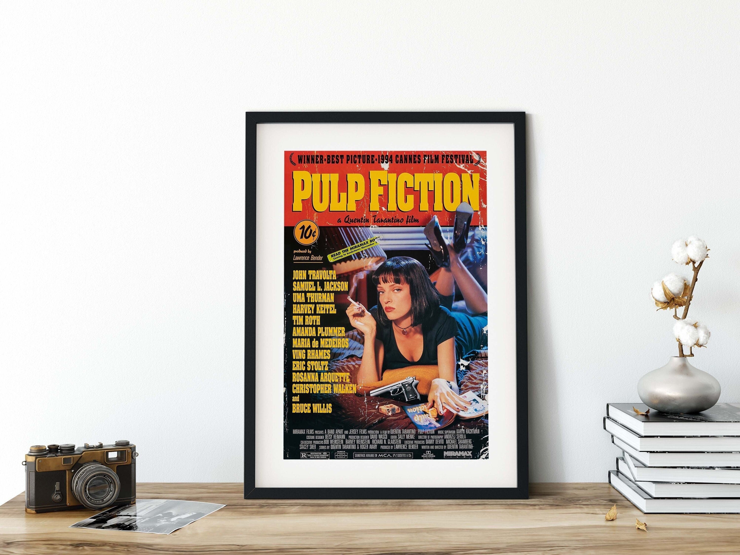 Pulp Fiction Poster Framed