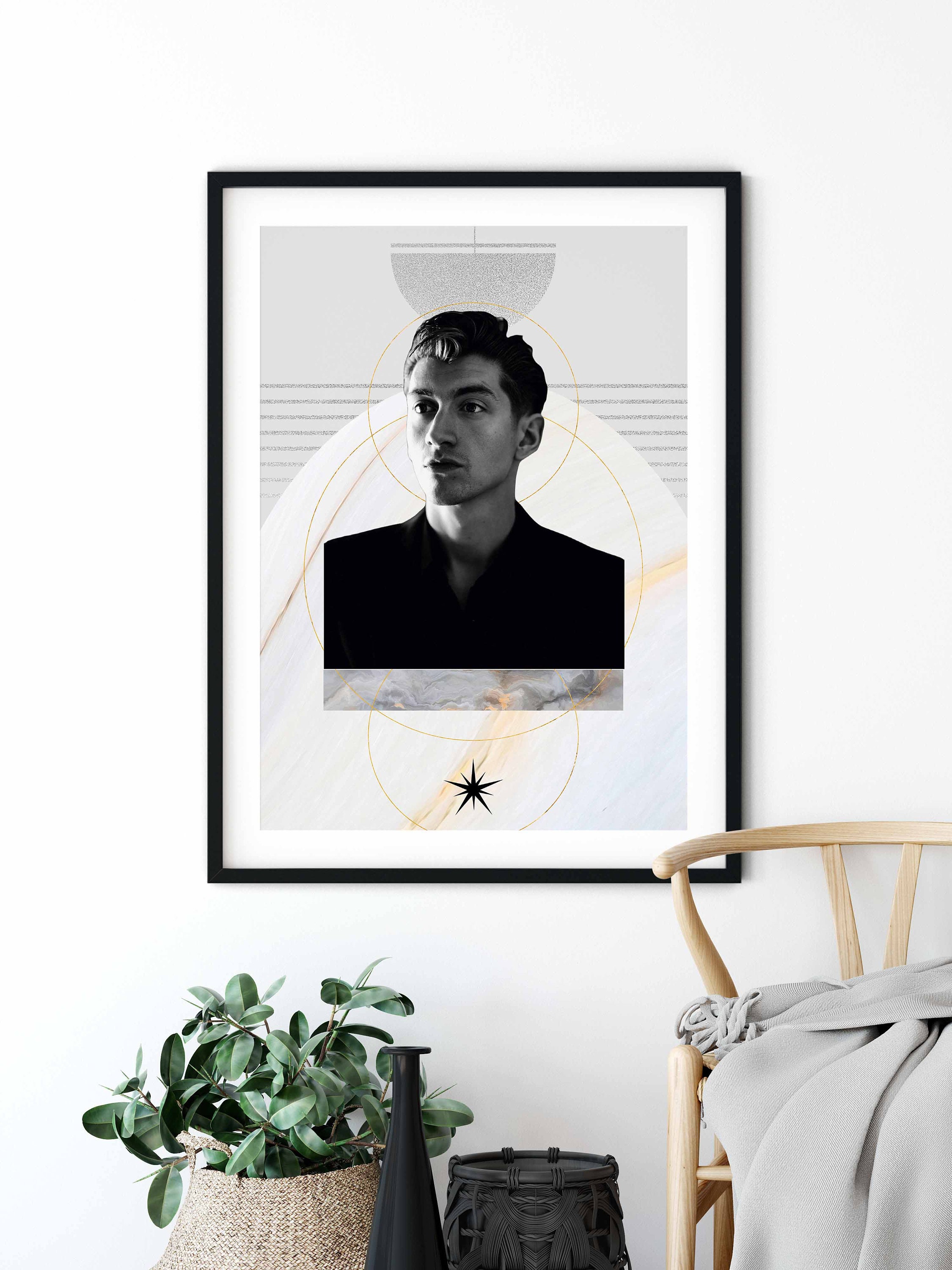 Alex Turner Print #1 | Wall Art | Wall Decor | Alex Turner Poster ...