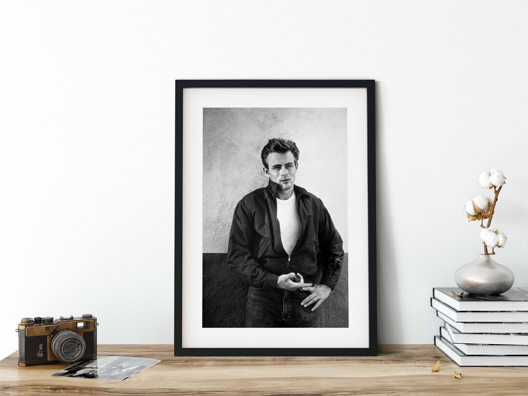 James Dean Vintage Photo Print | Wall Art | Wall Decor | Rebel Without ...