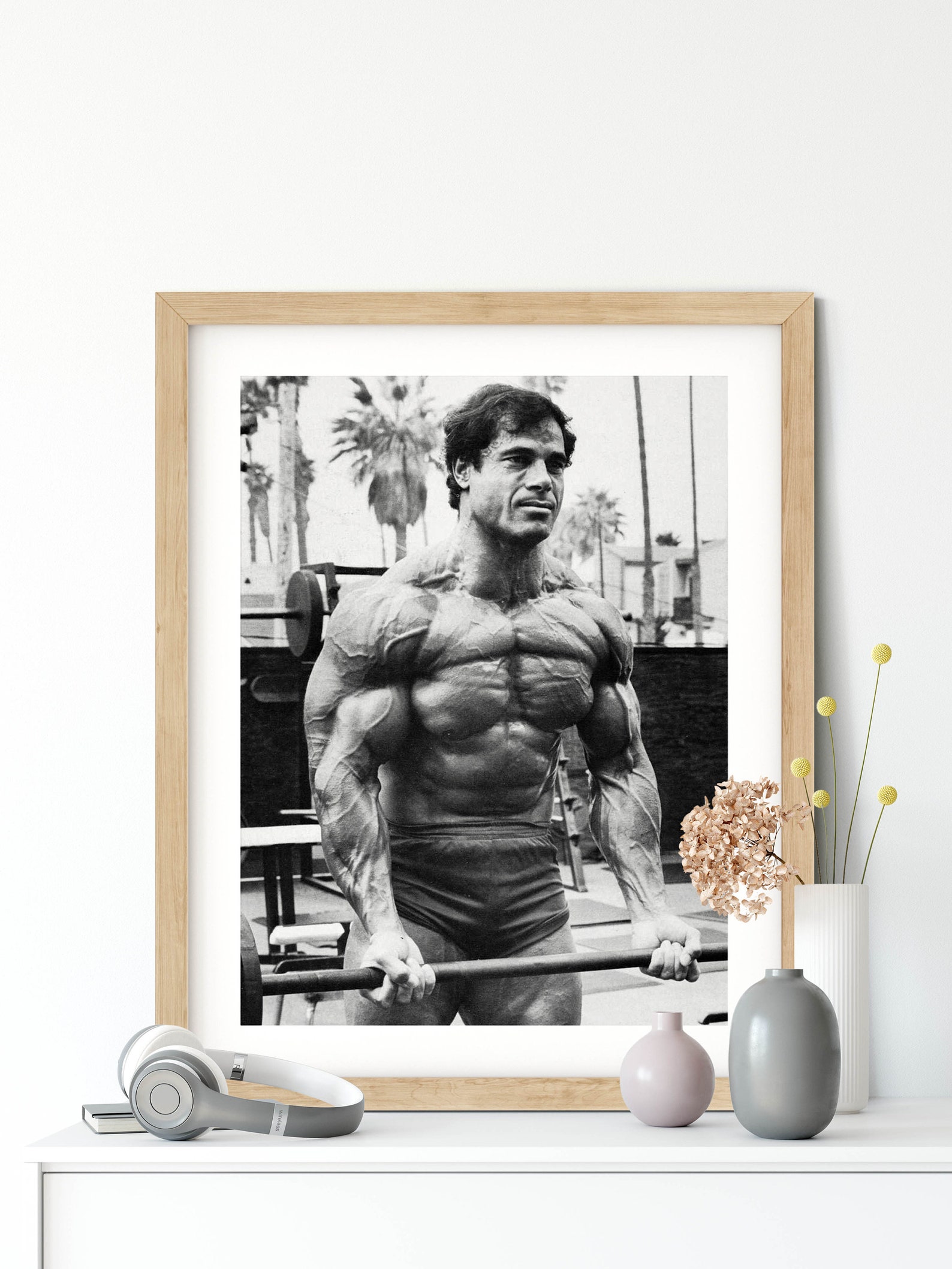 Franco Columbu Bodybuilding Print | Wall Art | Wall Decor | Gym Art ...
