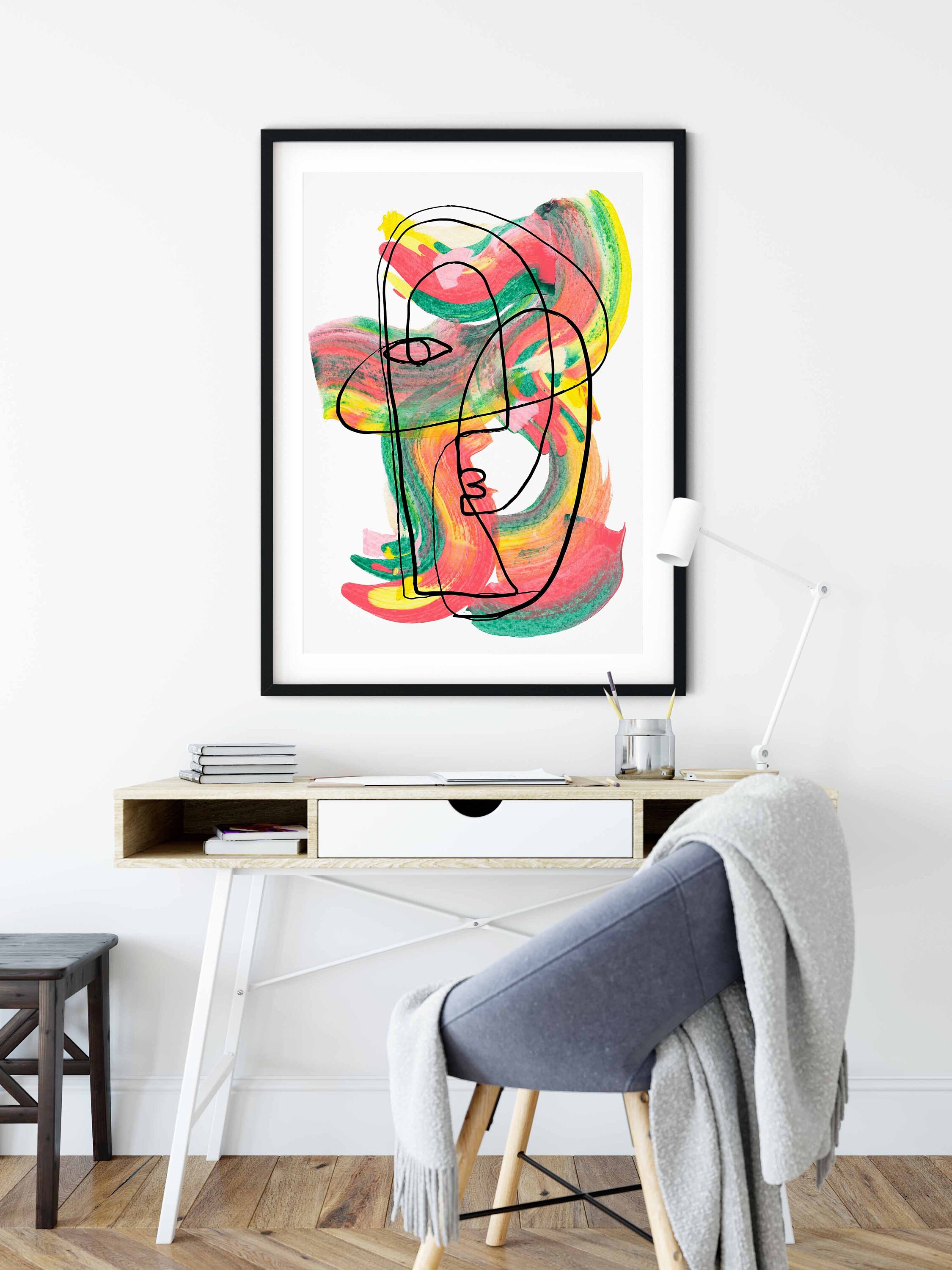 Minimalist Abstract Art Print 46 | Etsy