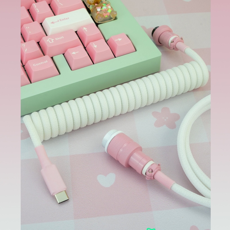 Pink Flower Keyboard - Etsy