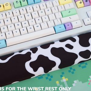 Moo Moo Cow Print Design Keyboard Wrist Rest | for PC Setup | for ...