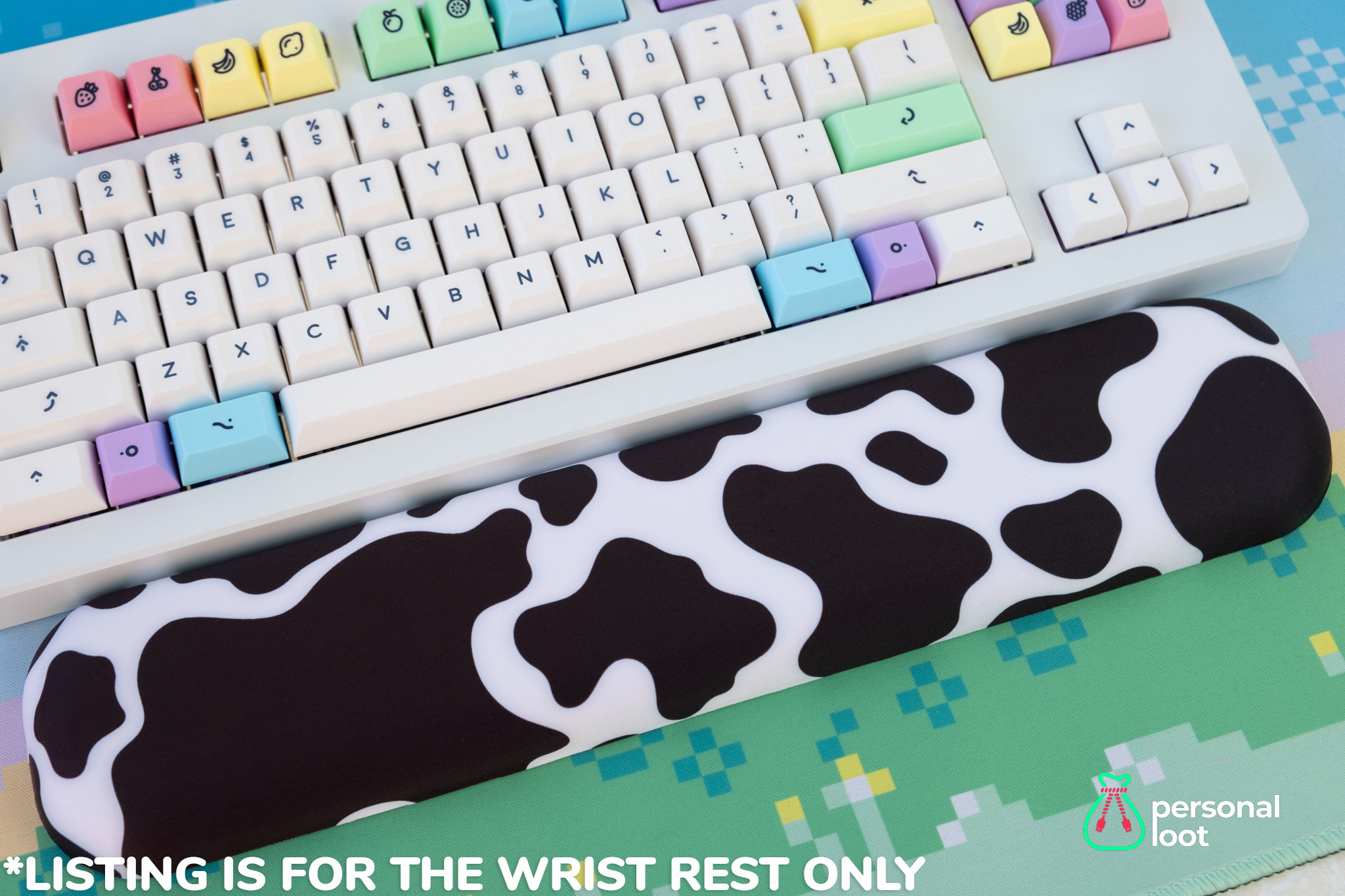 Moo Moo Cow Print Keyboard Wrist Rest – for PC Setup and Gaming - Etsy