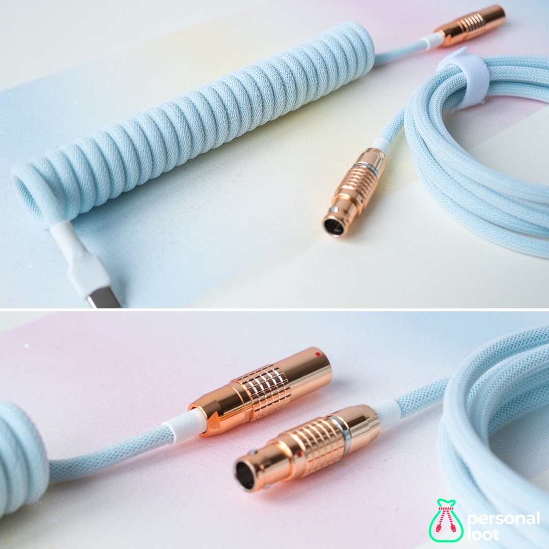 Create Your Own Custom LEMO Connector Coiled Keyboard Cable – Made to ...