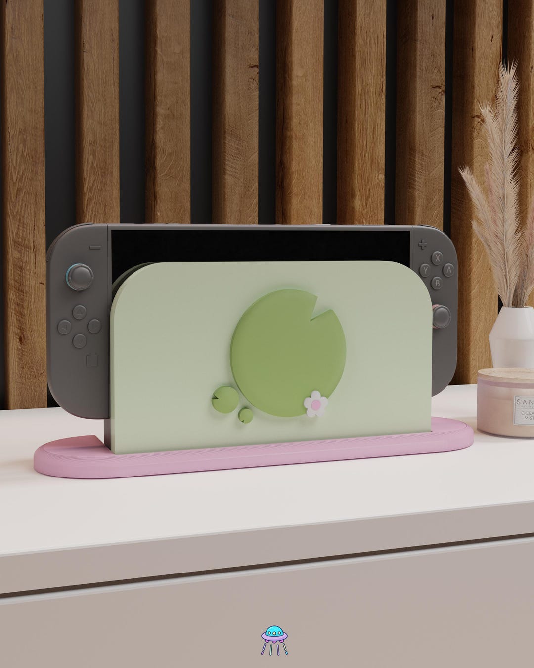 Lily Pad Nintendo Switch 2 Dock Cover | Froggy Cute Kawaii Cottage Core ...