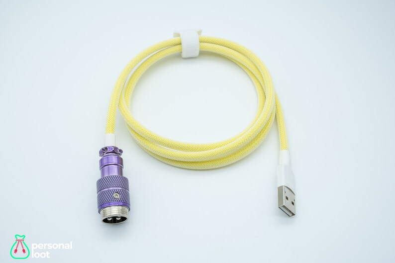 Astrolokeys Themed Custom Coiled Keyboard Cable With Purple | Etsy