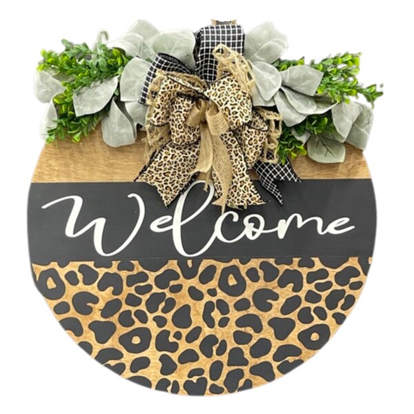 Leopard Print Wreath - Etsy