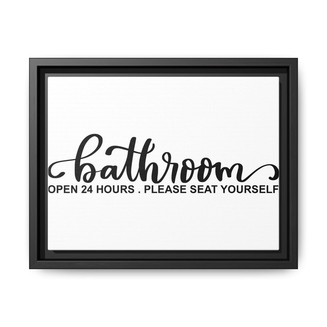 Framed Bathroom Sign Art, Playful Home Decor, Perfect Gift for New ...