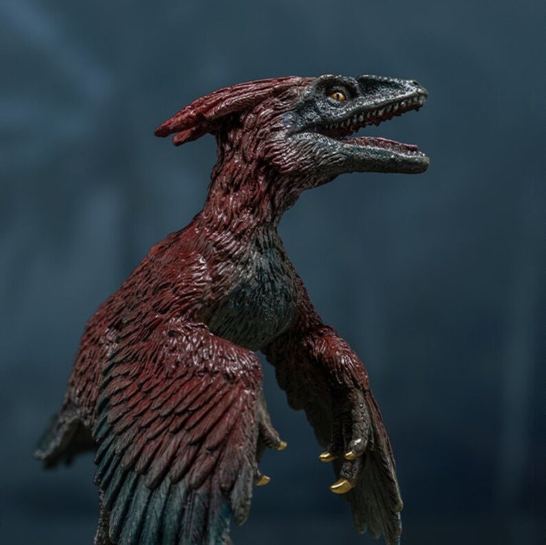 MD-11194 Brass Pyroraptor Olympius Model Dinosaur Animal Figure All ...