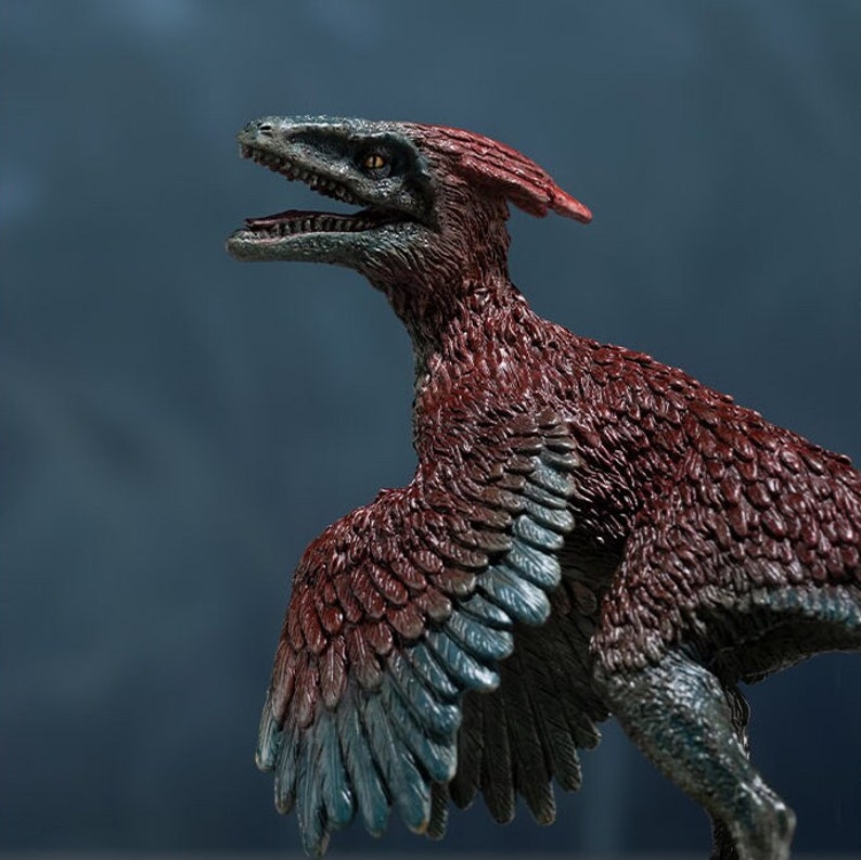 MD-11194 Brass Pyroraptor Olympius Model Dinosaur Animal Figure All ...