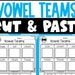Vowel Teams Cut and Paste Worksheets: Digital Download Printable First ...