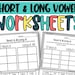 Long and Short Vowel Sorts A, E, I, O, and U: Kindergarten First Grade ...