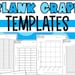 Blank Graph Templates for Primary: Bar Graphs, Line Graphs, and ...