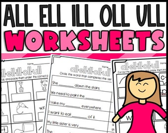 OU and OW Worksheets: Cut and Paste Sorts Cloze Read and - Etsy