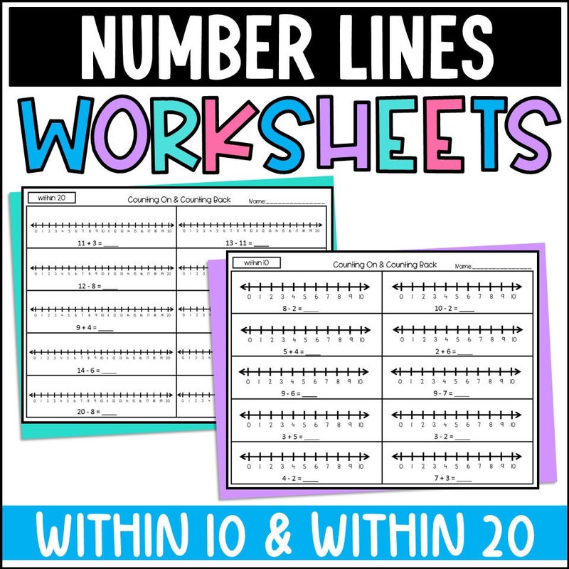 Number Line First Grade - Etsy