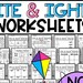 ITE and IGHT Worksheets: Picture & Word Sorts, Cloze, Matching, Mystery ...
