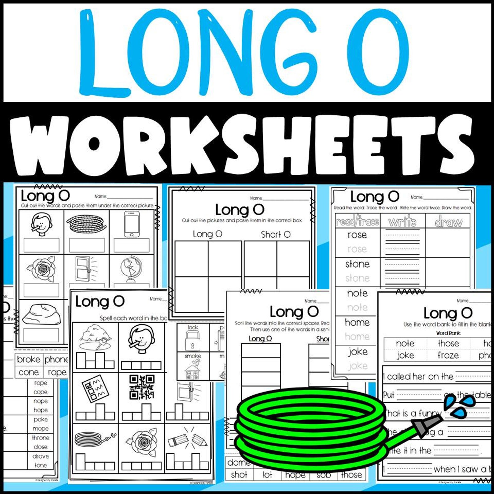Long O, Silent E Worksheets Cvce Words Magic E Sneaky E Activities Long ...