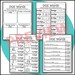 DGE Words Worksheets: Trigraphs Word & Picture Sorts, Matching, Roll ...