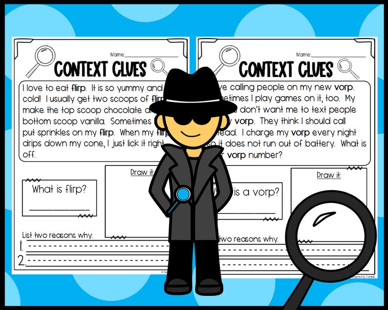Context Clues Worksheets: Printable Worksheets for Context Clue ...