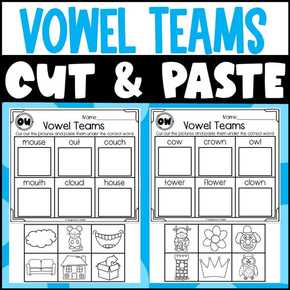 Cut And Paste Worksheets For 1st Grade CVC Worksheets Printable Work