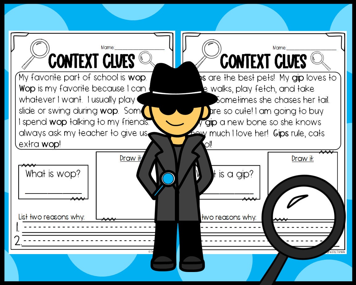 Context Clues Worksheets: Printable Worksheets for Context Clue ...