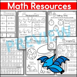 Dinosaur Day Themed Activities & Worksheets: Back to School Fun Packet ...