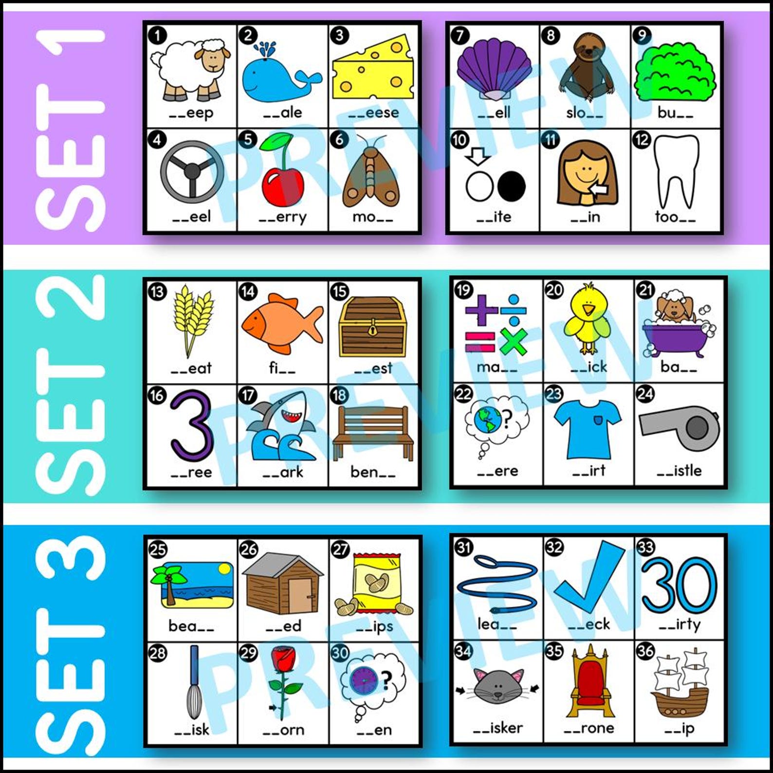 Ch Sh Th & Wh Write the Room: Digraphs Write the Room Task Cards ...