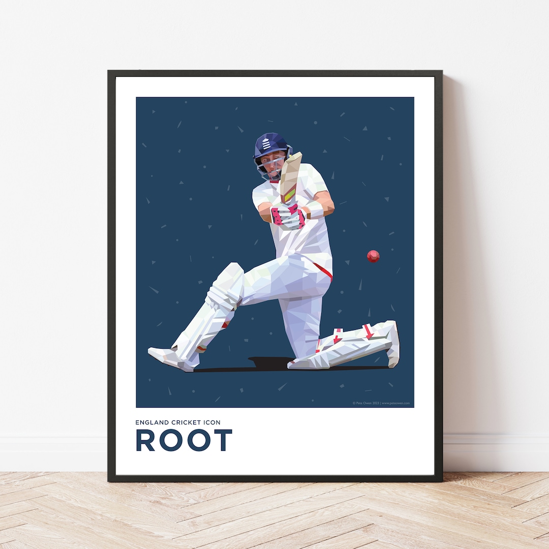 Joe Root - England Cricket Icon - Cricket - Cricket Wall Art - Cricket ...