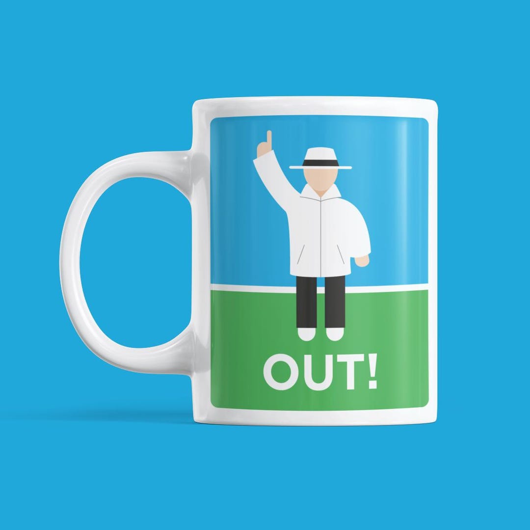 Cricket Umpire 'OUT' Mug: Cricket Fan Gift - Etsy