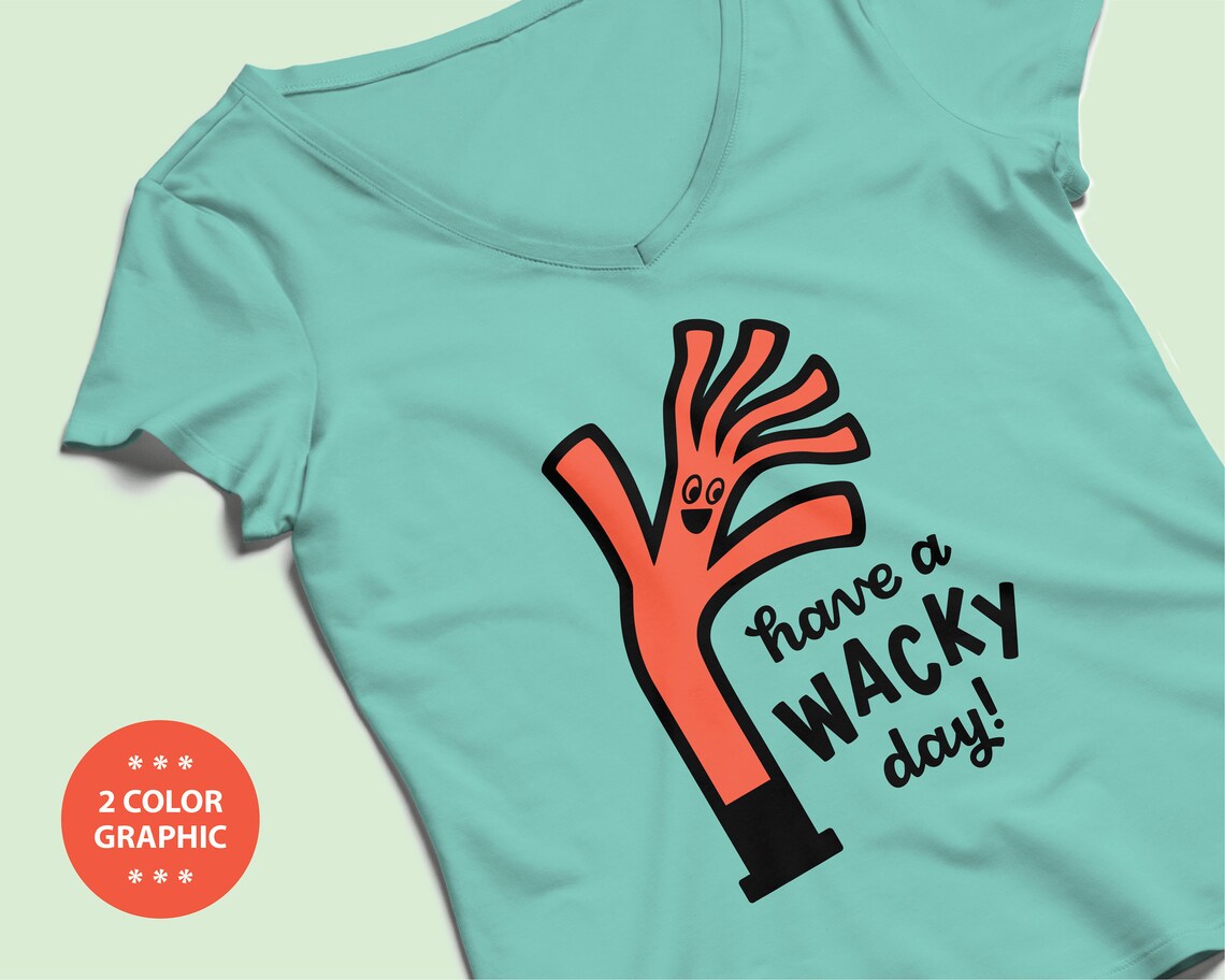 Wacky Wavy Inflatable Man Design - Dxf Svg Png Eps - Digital Cut File ...