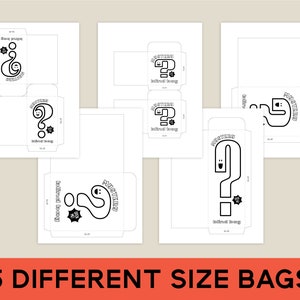 Printable Blind Bag DIY - 5 Sizes - PDF - Digital Download - Print at ...