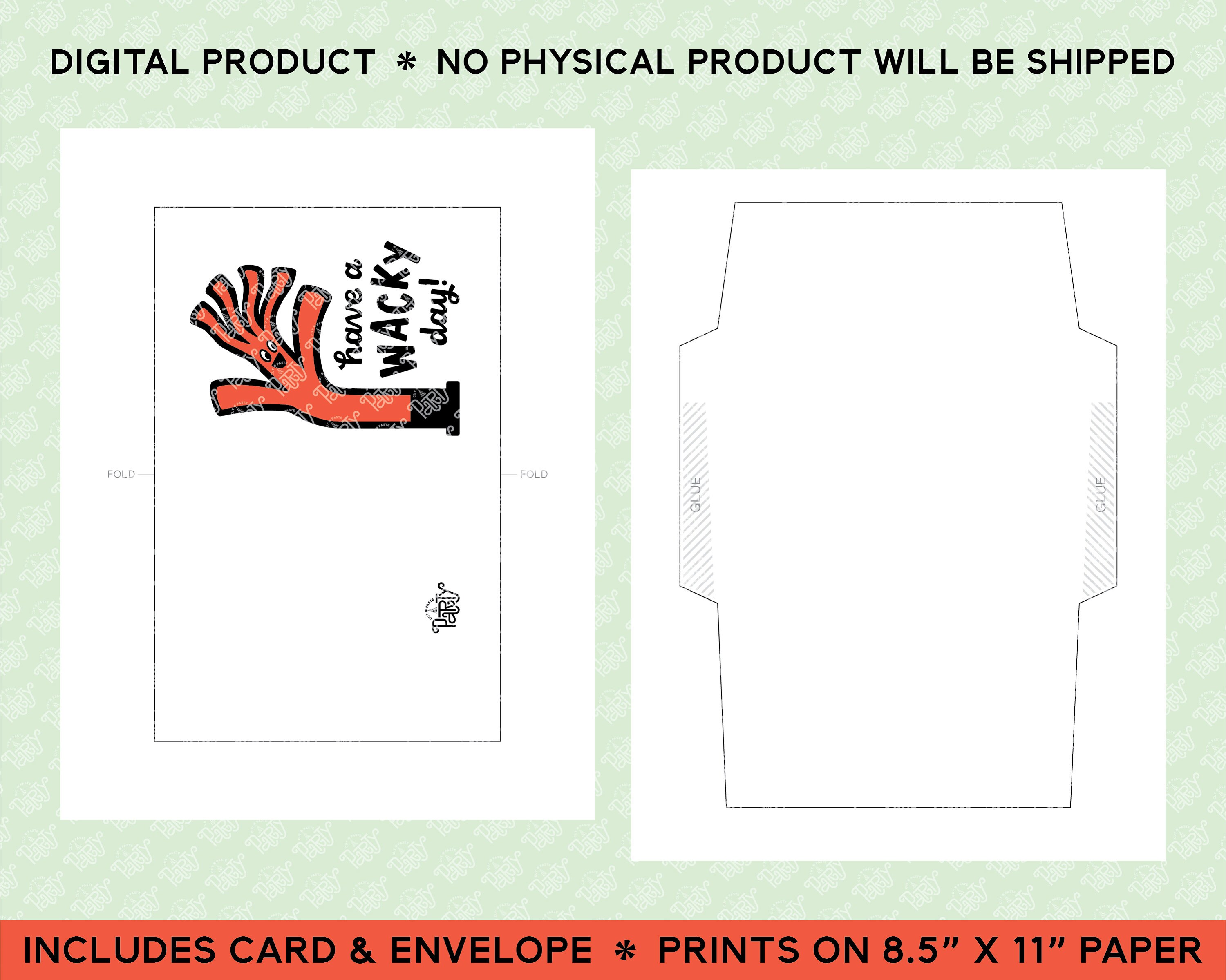 Digital Printable Wacky Inflatable Arm Man Card Printable - Etsy