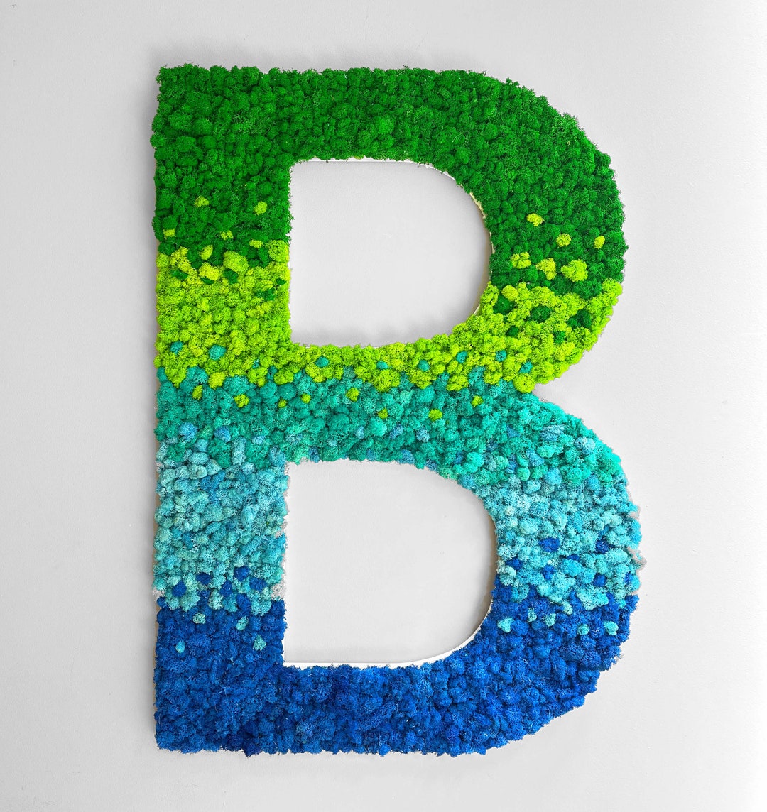 Custom Moss Letter Sign: Free Standing Moss Art - Etsy