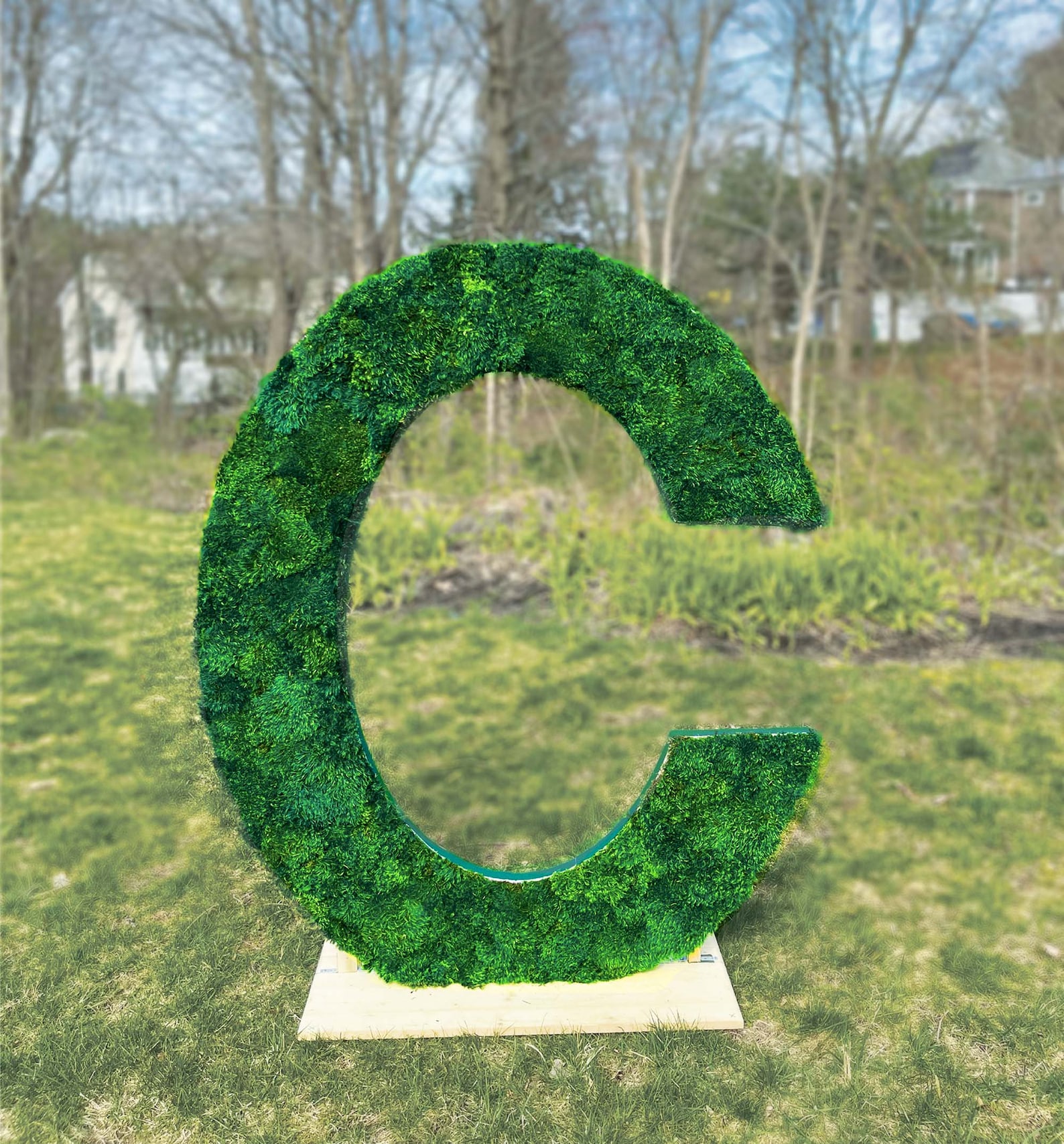 Custom Moss Letter Sign: Free Standing Moss Art - Etsy