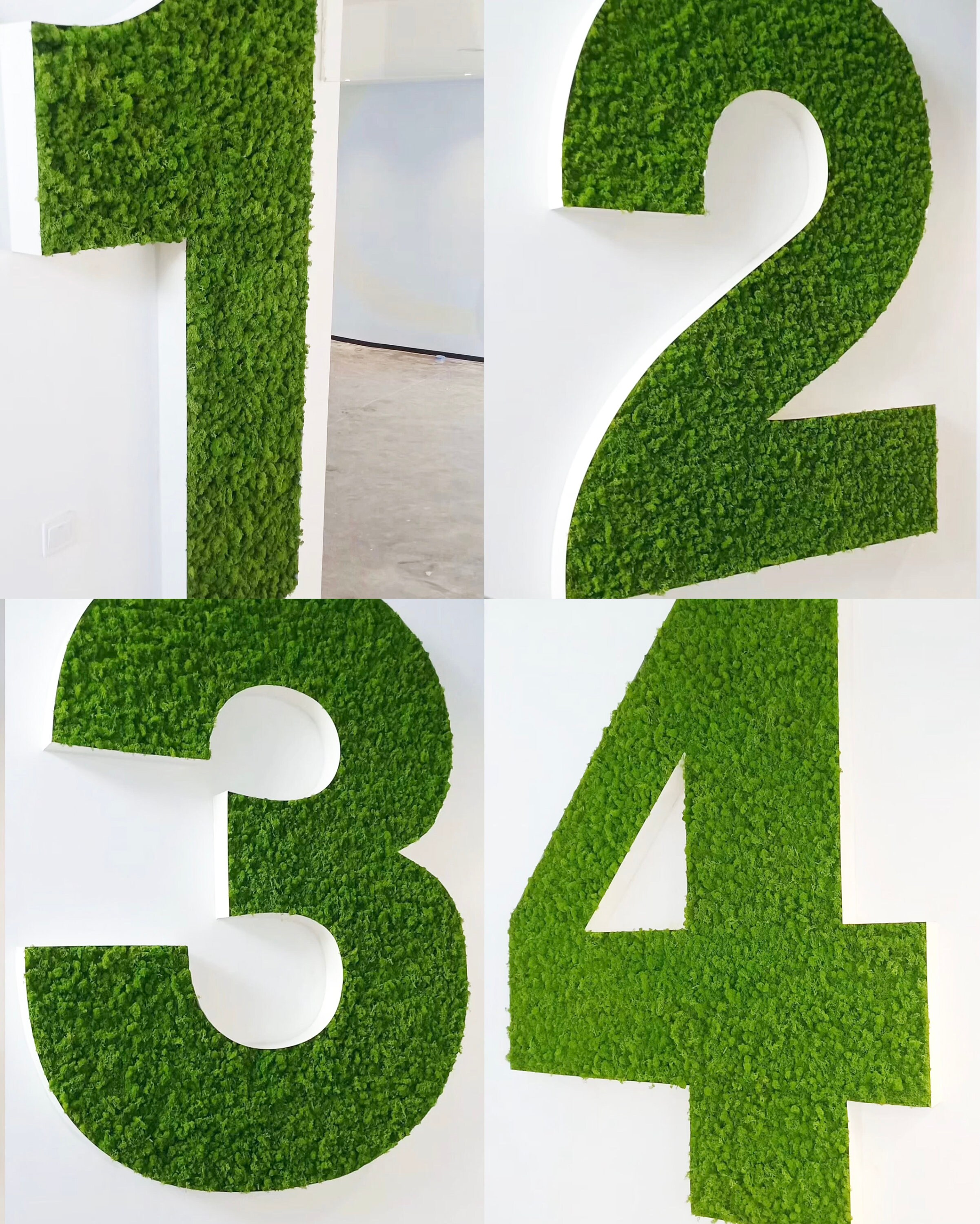 Custom Moss Letter Sign: Free Standing Moss Art - Etsy