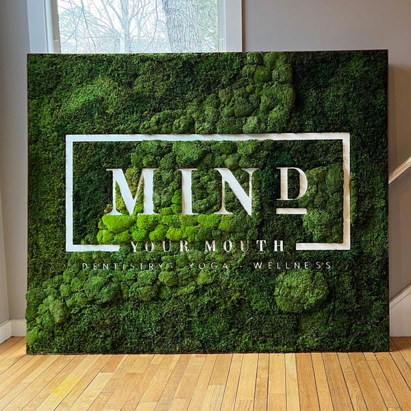 Moss Sign - Etsy
