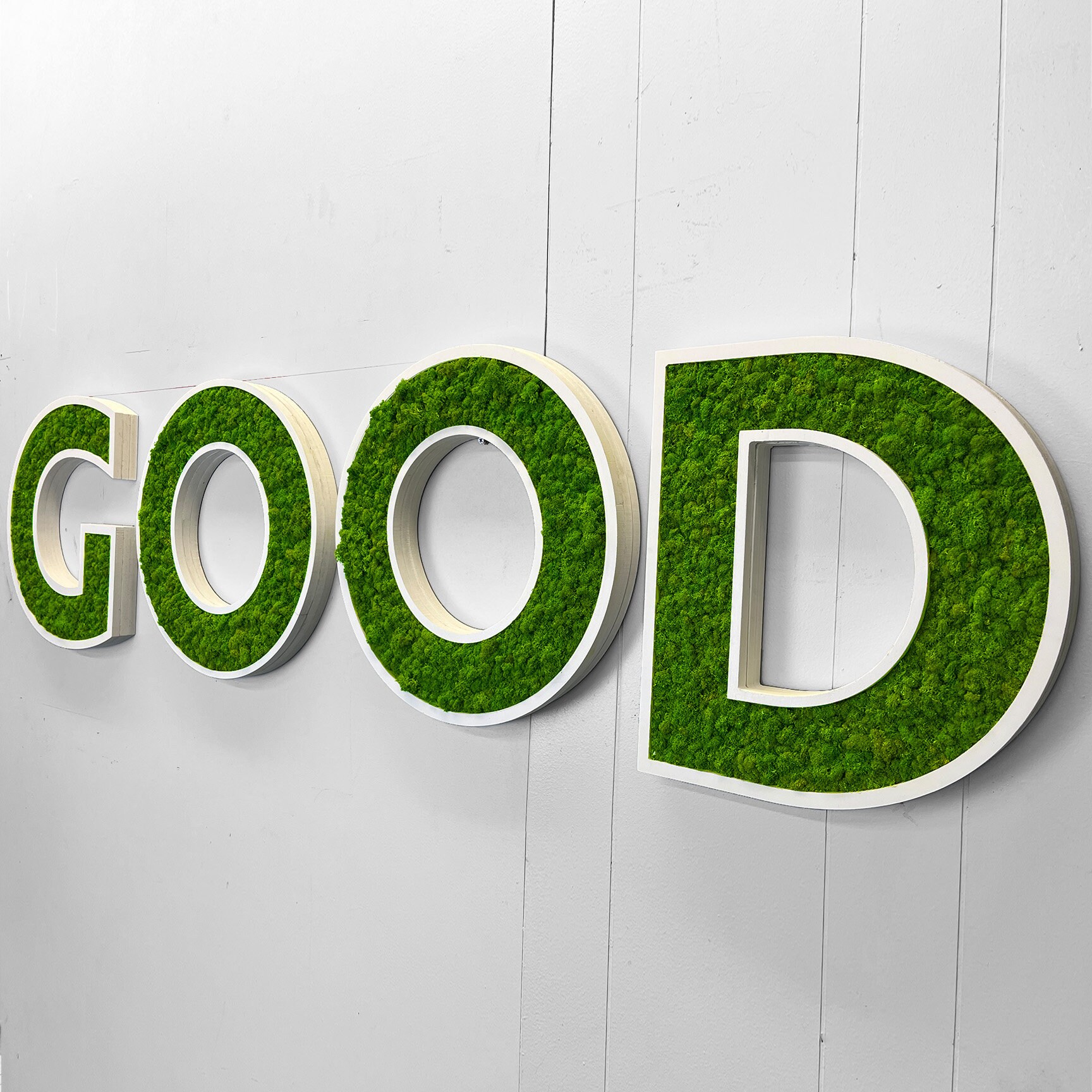 Custom Moss Letter Sign: Free Standing Moss Art - Etsy