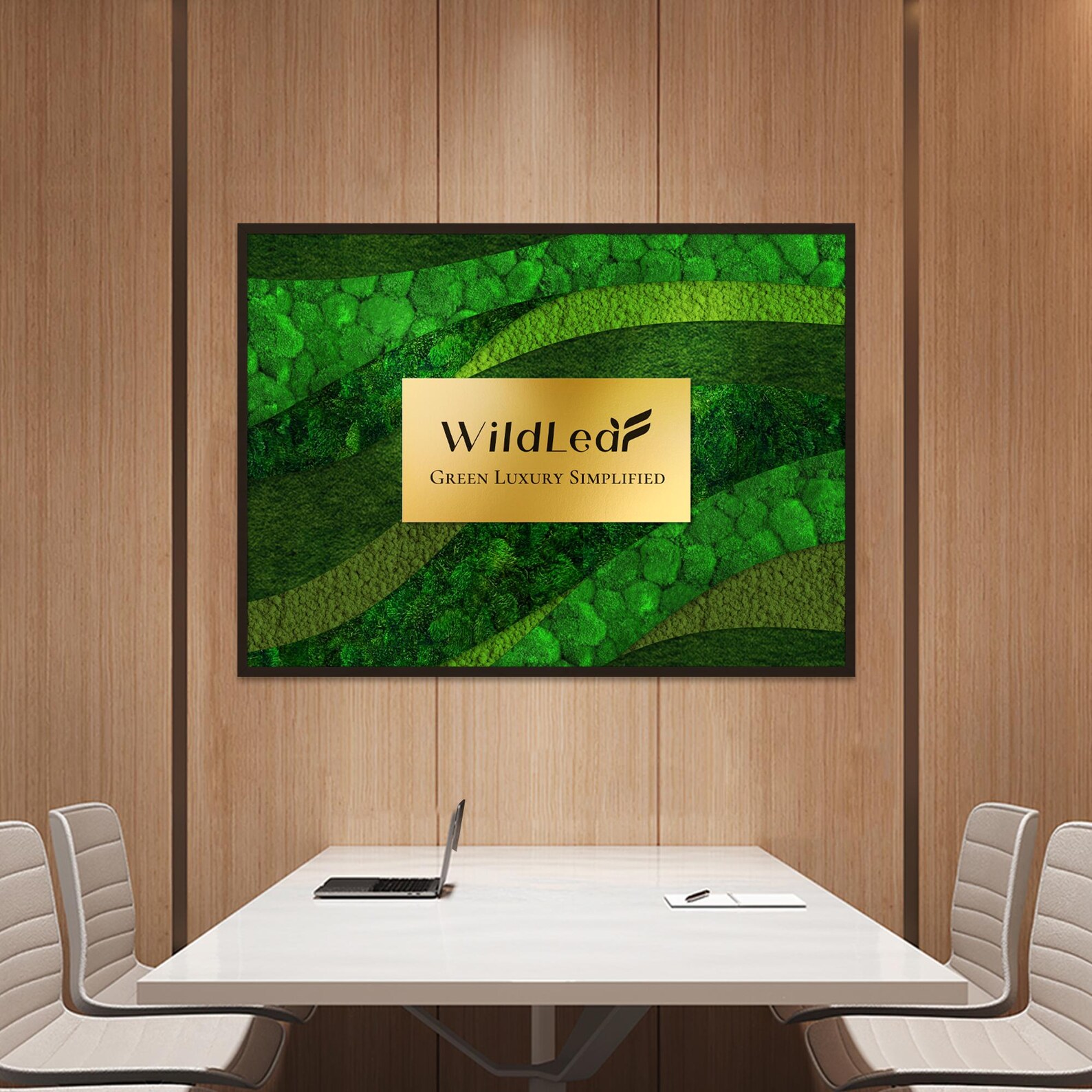 Custom Moss Logo Sign | Acrylic, Metal, or Frosted - Etsy