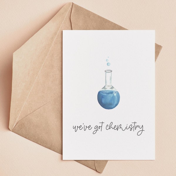 Chemistry Card - Etsy